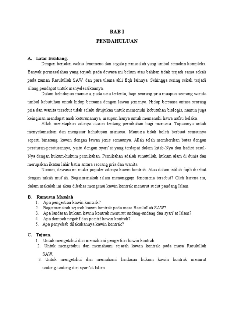 Kawin Kontrak Pdf