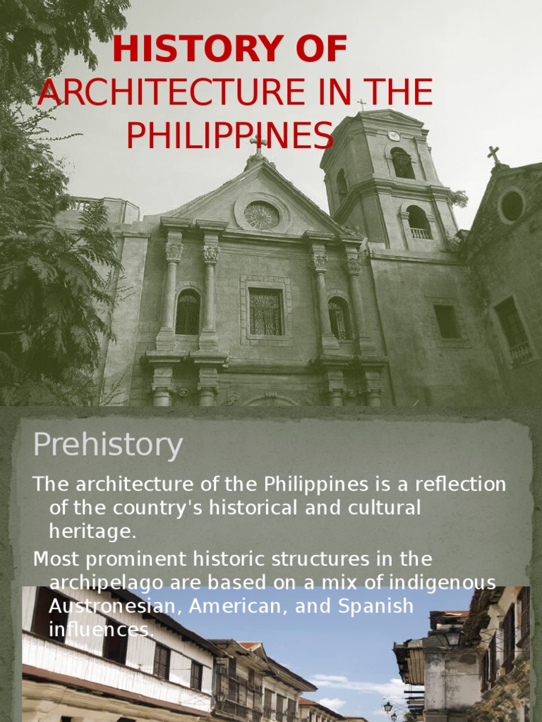 History of Architecture in The Phils | PDF | Art Media