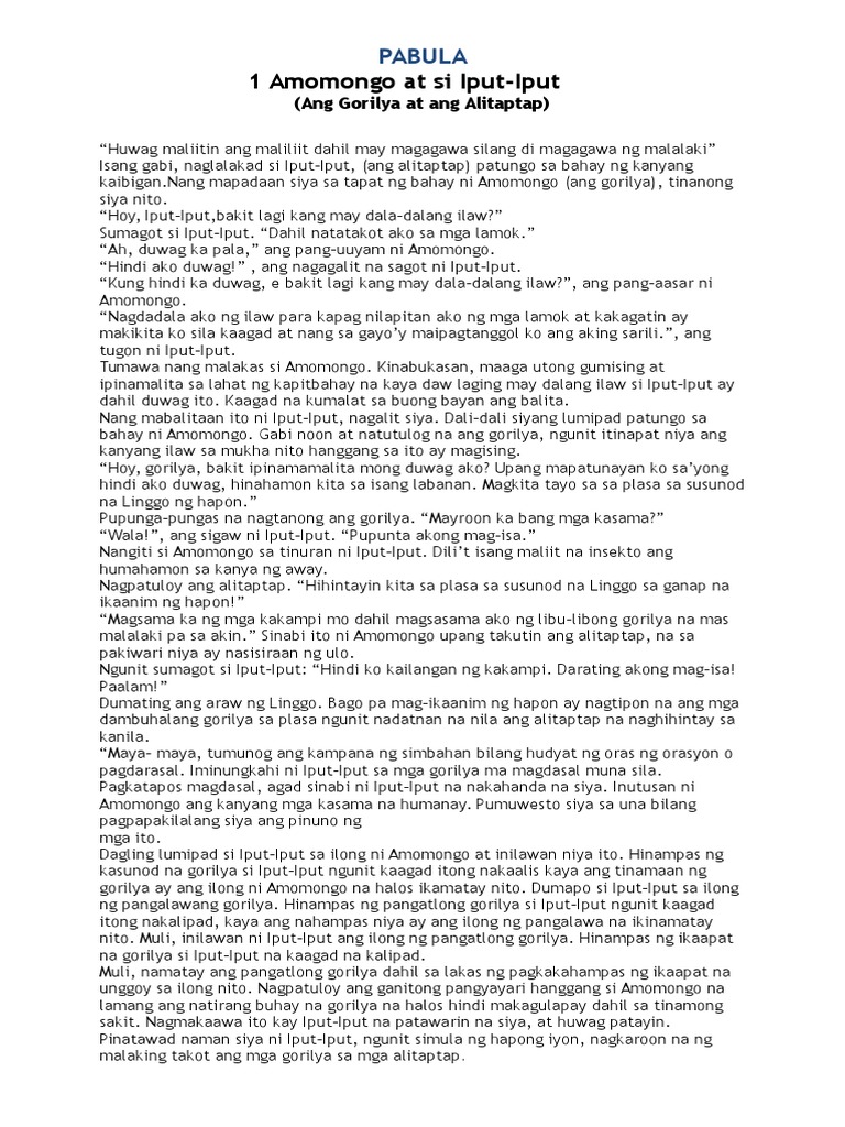Pabula | PDF