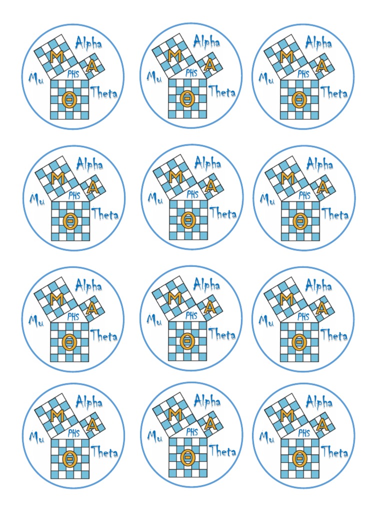 Mu Alpha Theta Buttons | PDF