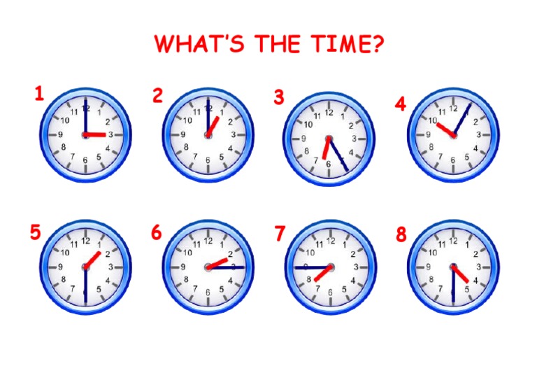The Passage of Time: A Brief Exploration of Telling Time | PDF