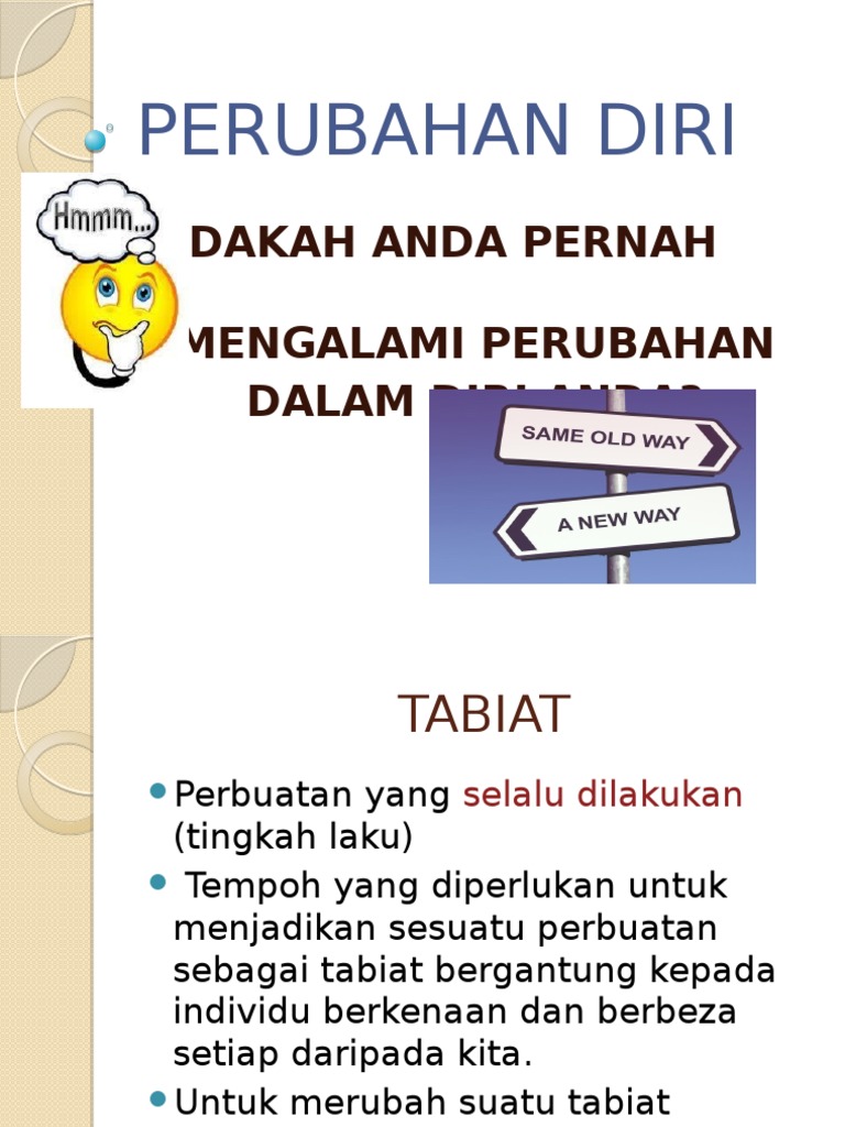 Perubahan Diri | PDF