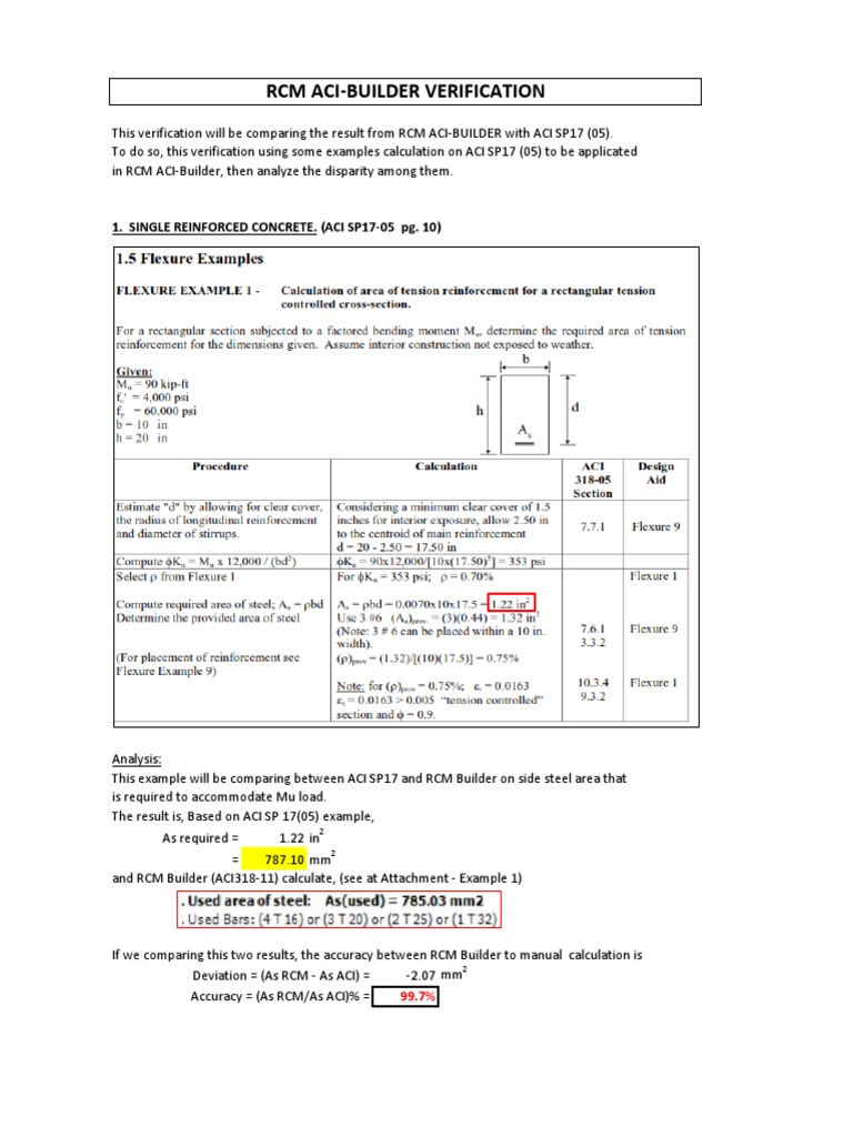 RCM Builder | PDF | Reinforced Concrete | Manmade Materials