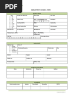Employee Bio Data Form Format in Word | PDF | Business