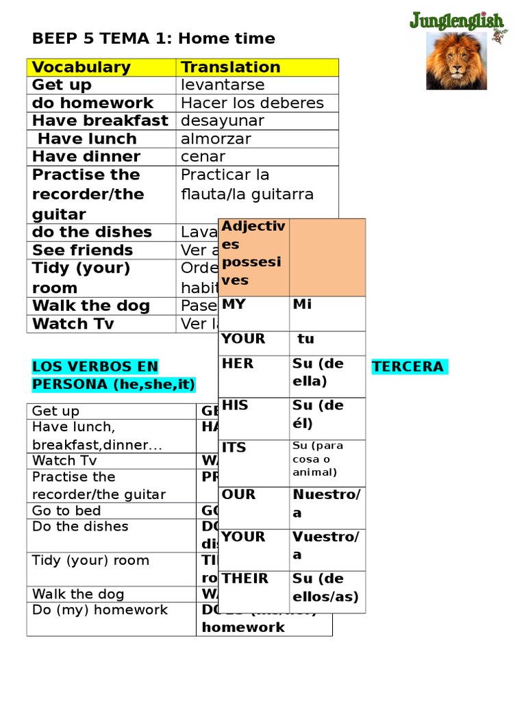BEEP 5tema1 | PDF | Language Arts & Discipline