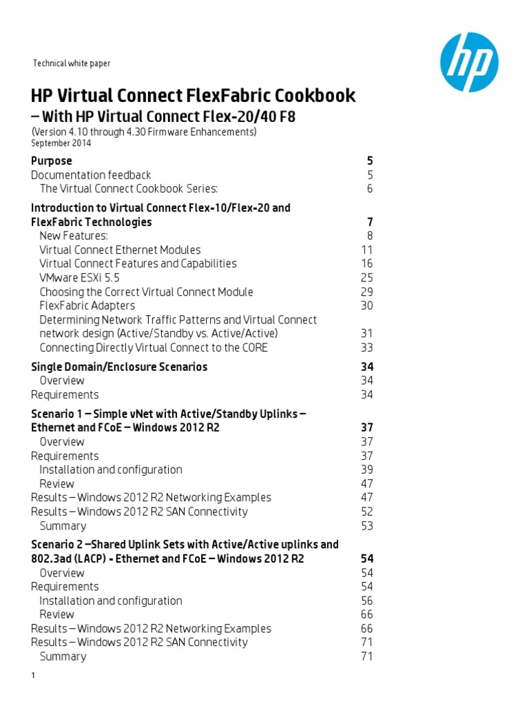 HP Virtual Connect Flex 10 Cookbook PDF | PDF | Quality Of Service ...