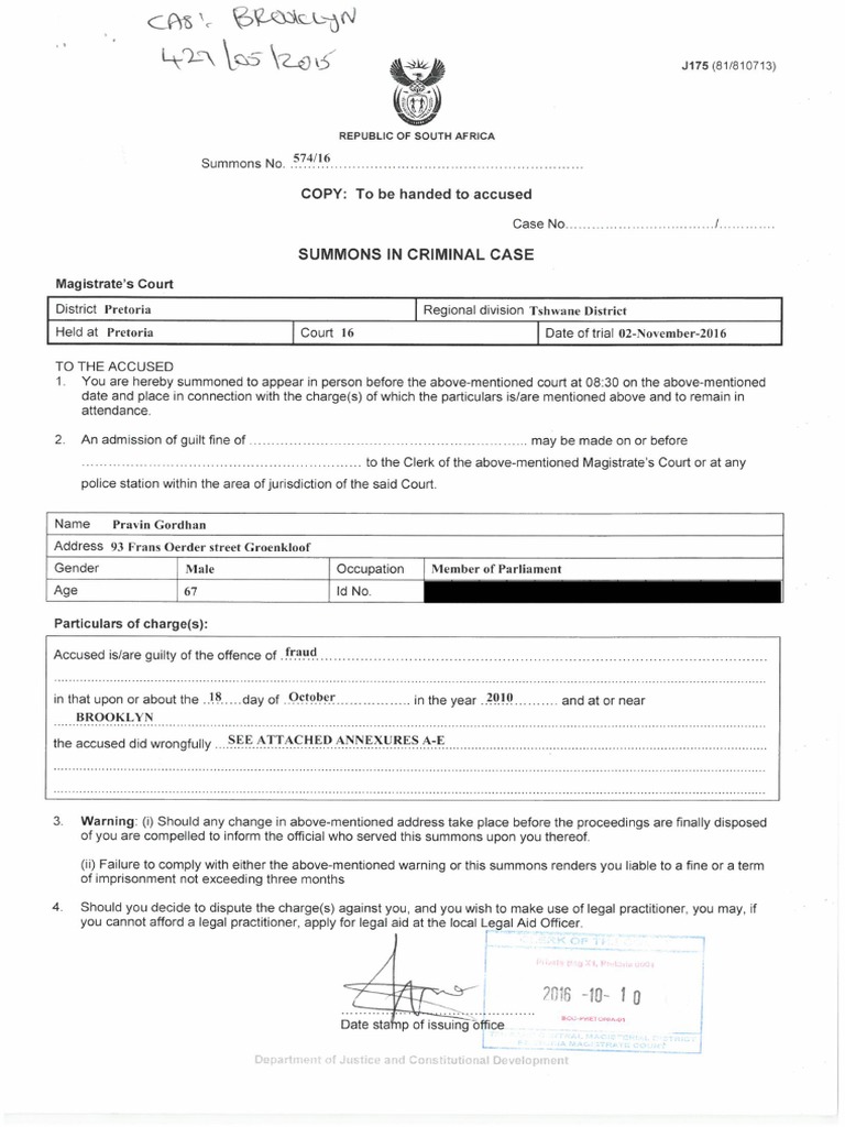 ChargeSheet New | PDF