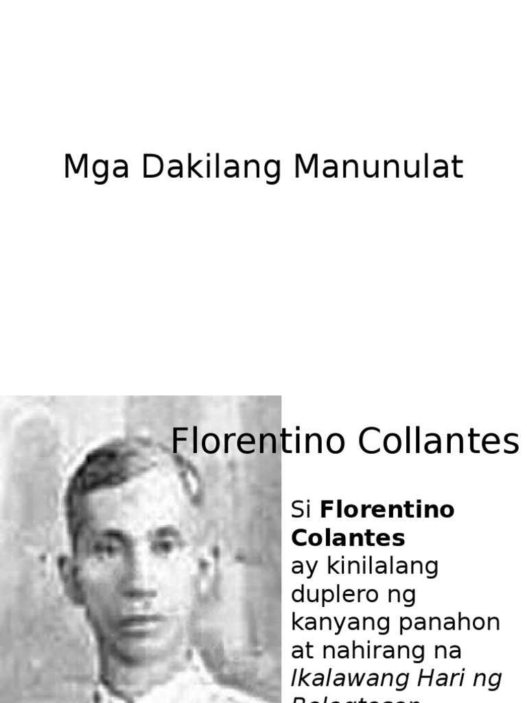 Mga Dakilang Manunulat | PDF