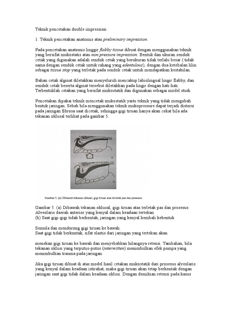 Teknik Pencetakan Double Impression | PDF