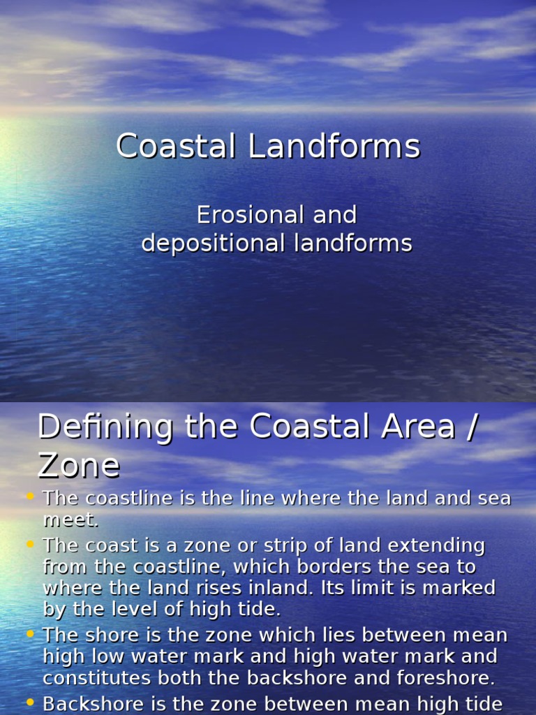 Coastal Landforms | PDF | Coast | Shoal