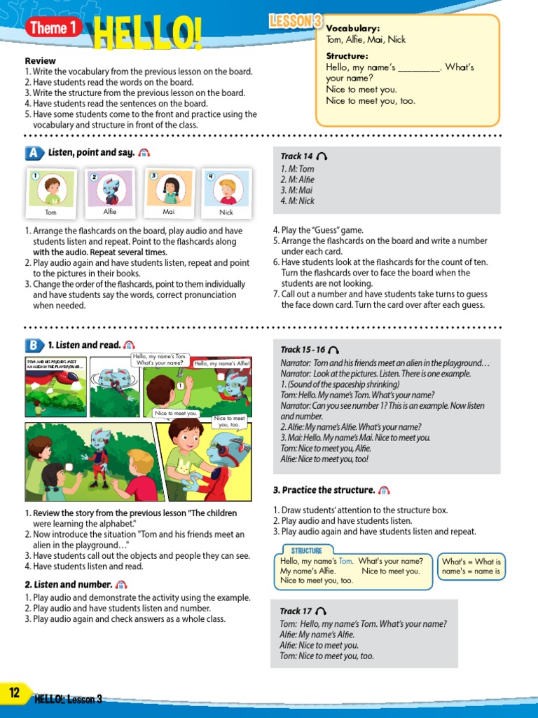 I-Lean Smart Start Grade 3 Teacher Book Theme 1 Lesson 3 | Download ...
