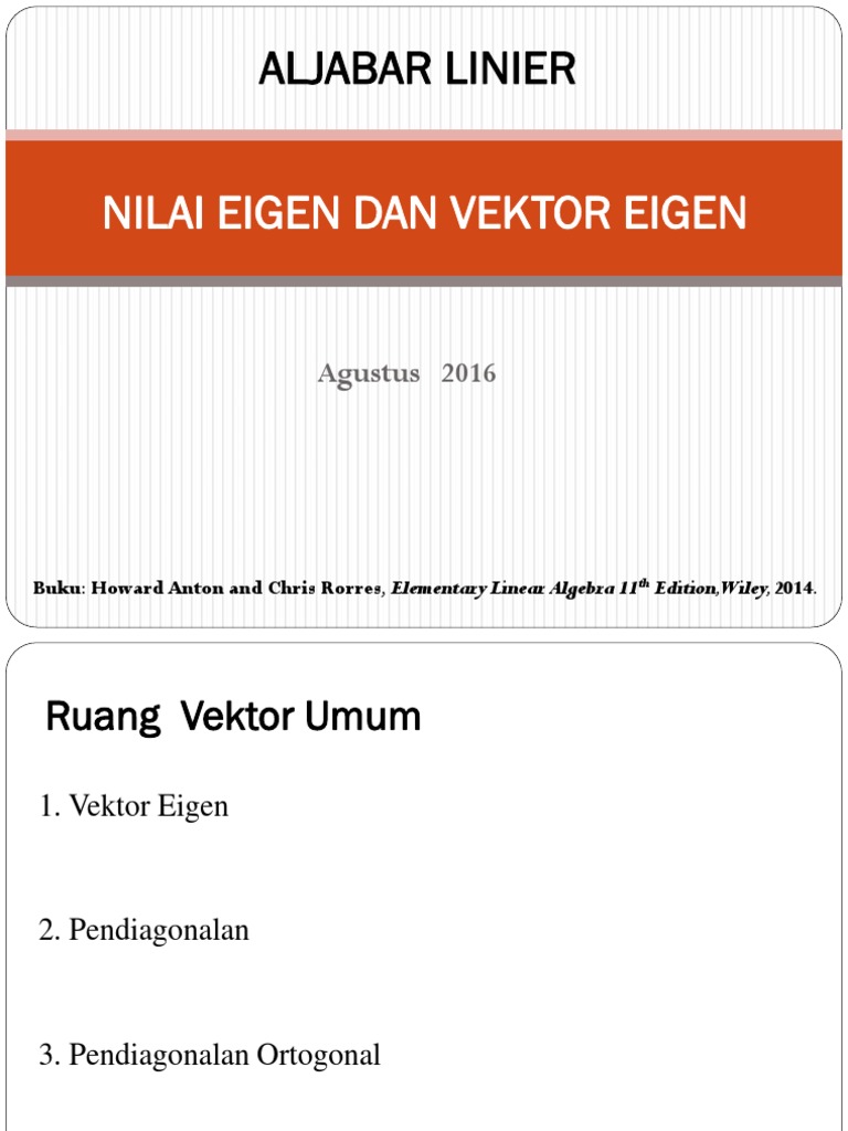 Bab 7 Nilai Eigen | PDF