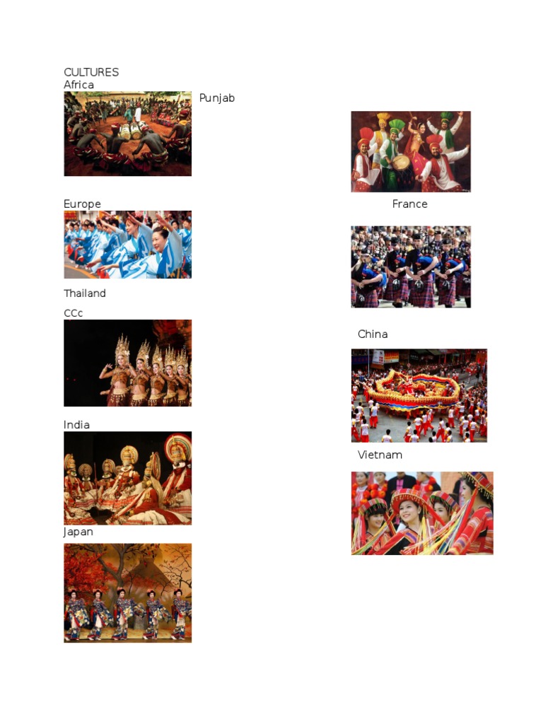 Global Cultures Overview | PDF