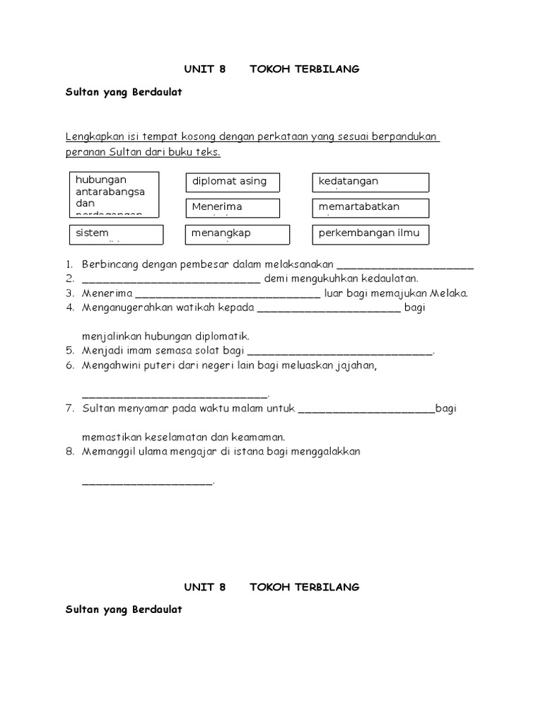 Peranan Sultan | PDF