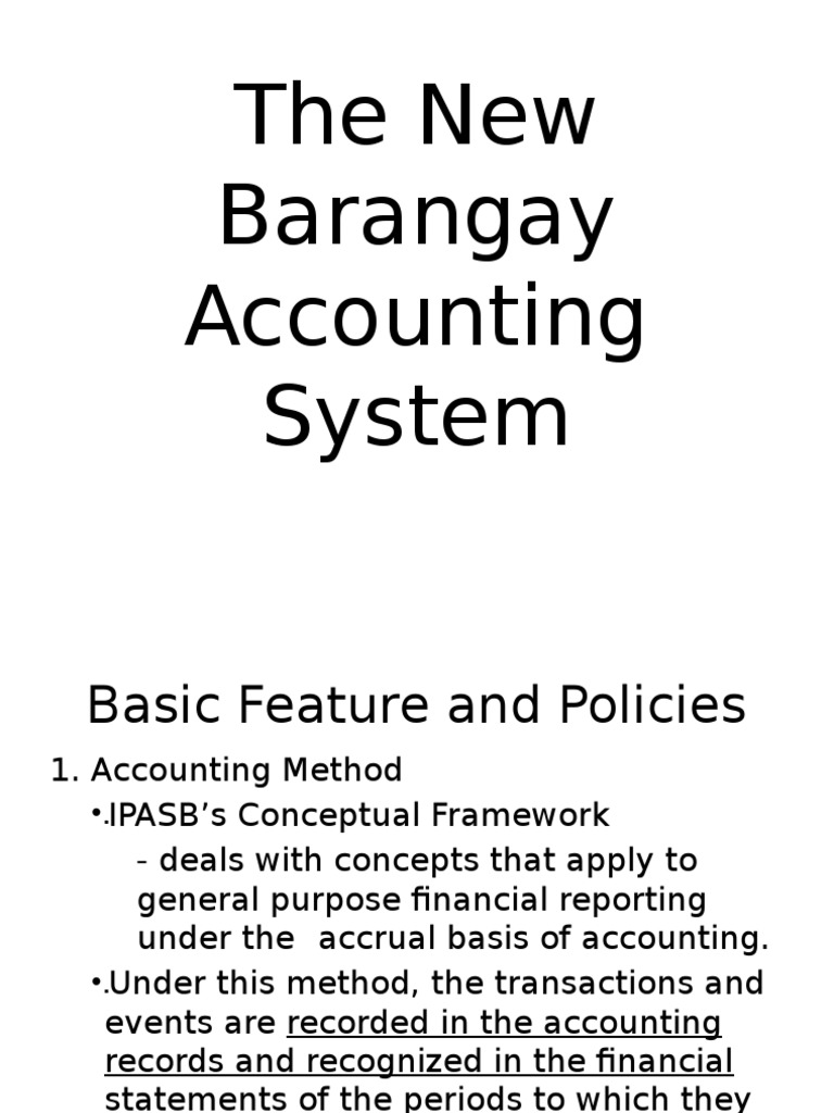 The New Barangay | Financial Statement | Balance Sheet