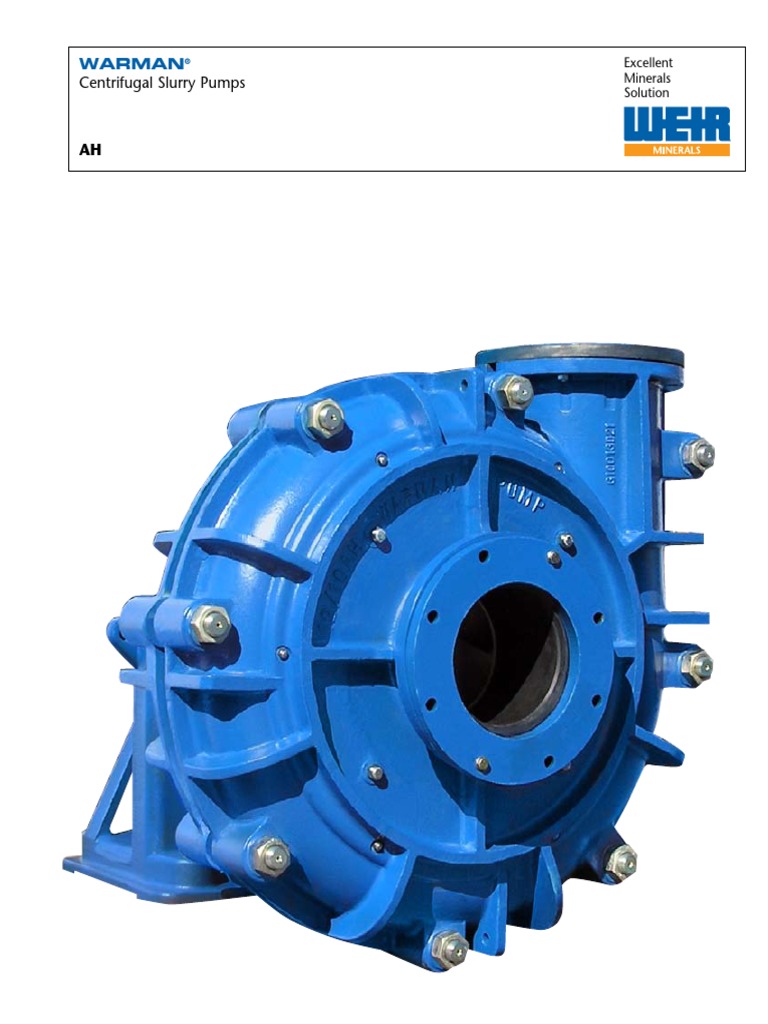 Warman AH Pump PDF | PDF