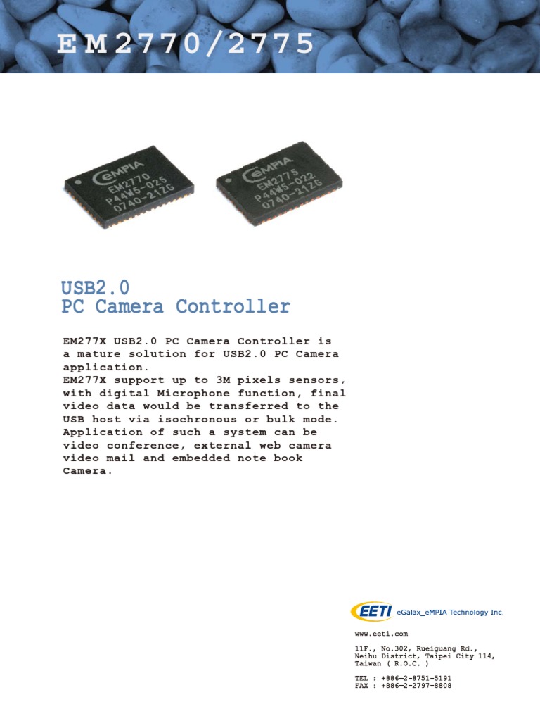 EM2770 - 2775 Basic Family Description Sheet | PDF