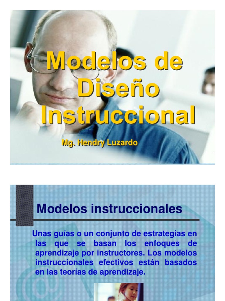 Modelos Di PDF | PDF | Diseño instruccional | Diseño