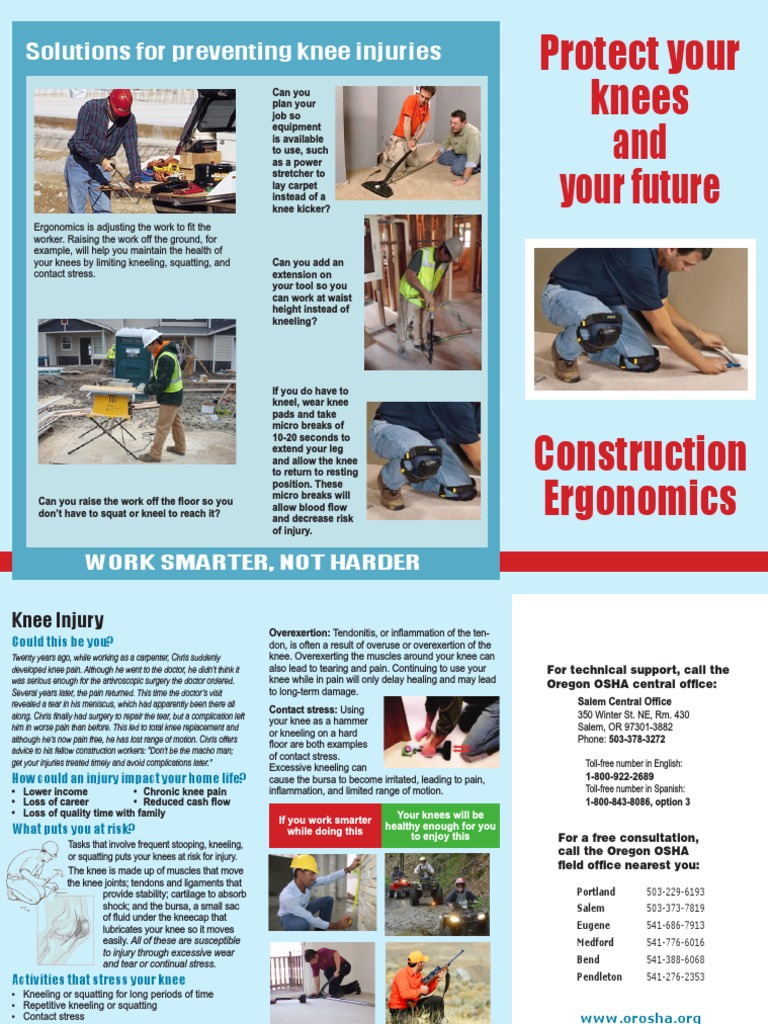 Prevent Knee Injuries in Construction | PDF | Knee | Clinical Medicine