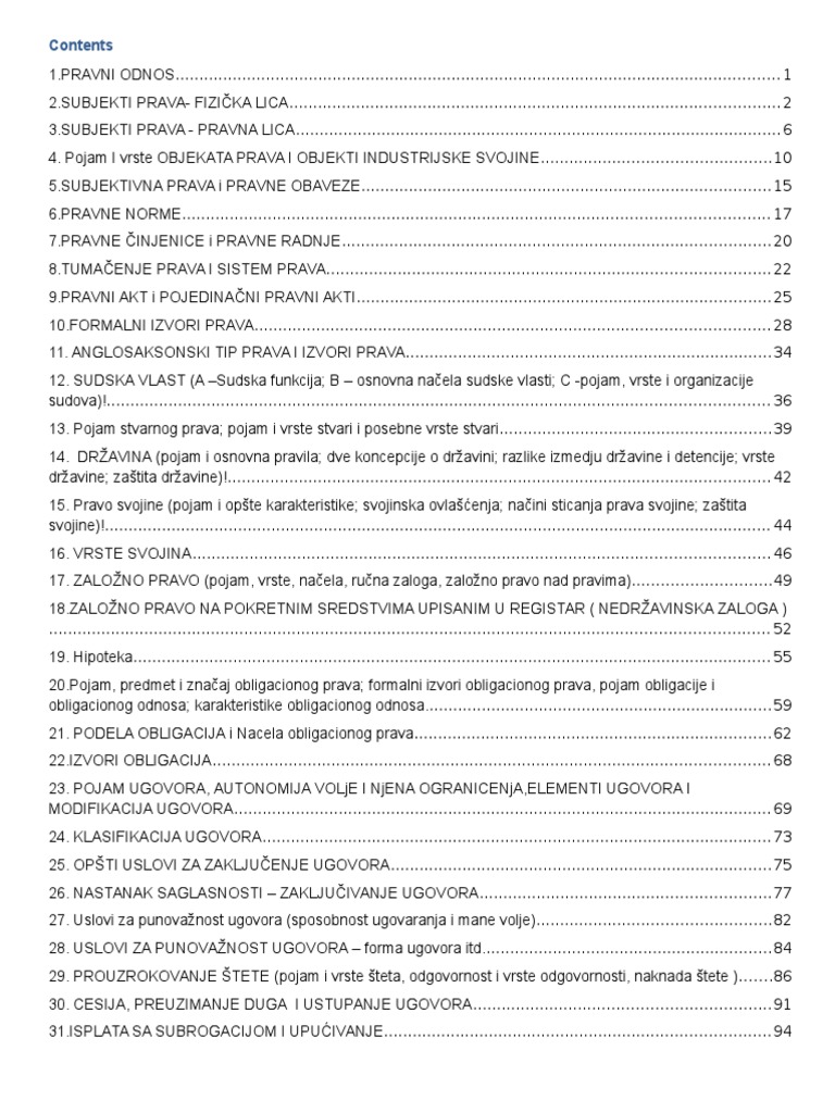 Poslovno Pravo SKRIPTA 2015 | PDF