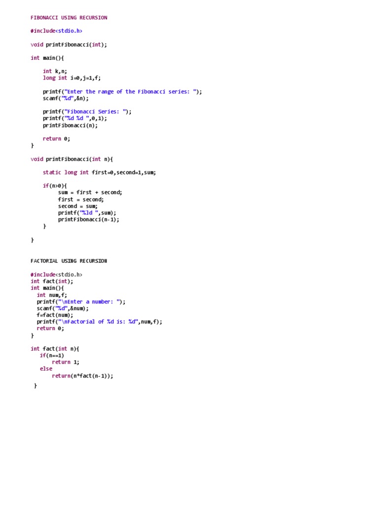 Functions And Recursion Pdf Parameter Computer Programming Subroutine