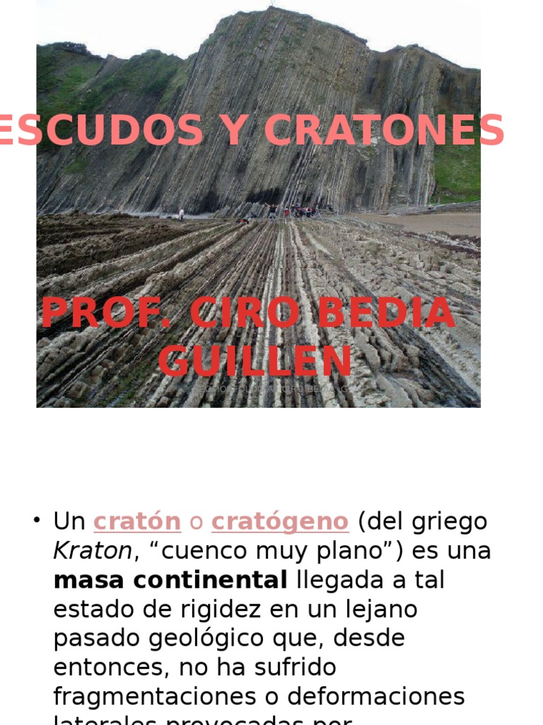 Escudos y Cratones | PDF | Geología | Earth Sciences