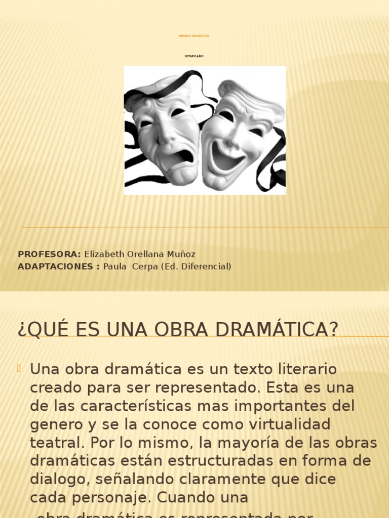 Genero Dramatico Modificado | PDF | Comedia | Tragedia