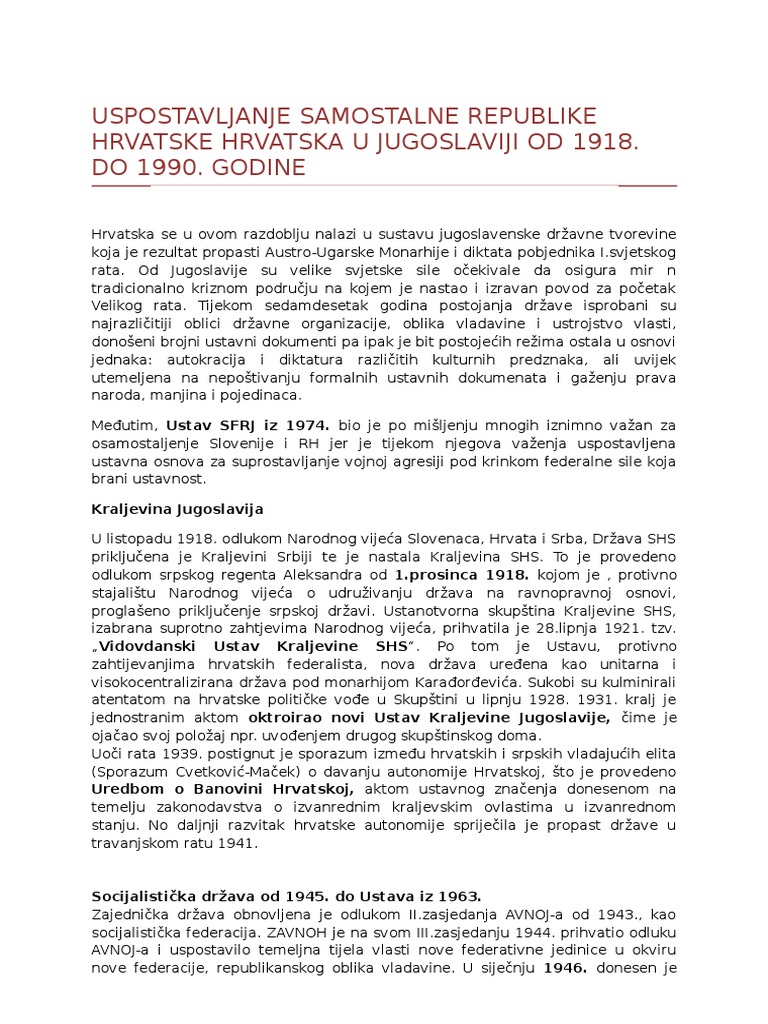 Skripta-Ustavno Pravo | PDF