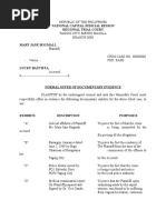 Sample Formal Offer Prosecution | PDF | Witness | Testimony