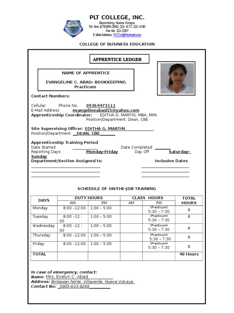 Apprentice Ledger R | PDF