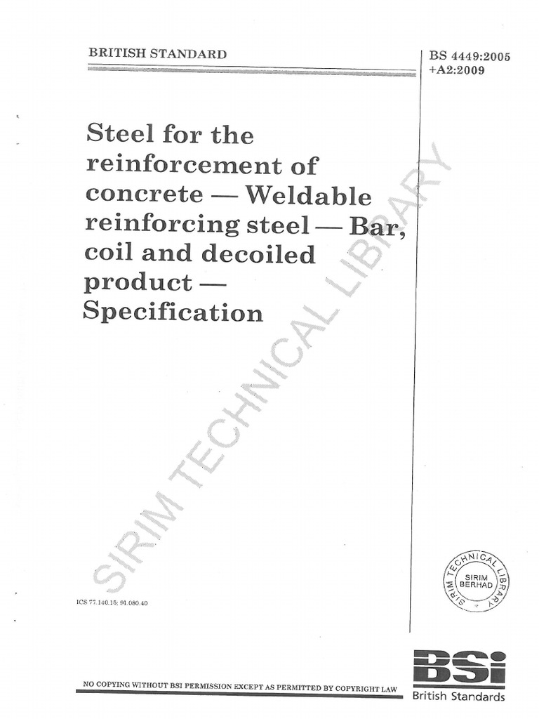 BS 4449 2005+a2 2009 PDF | PDF