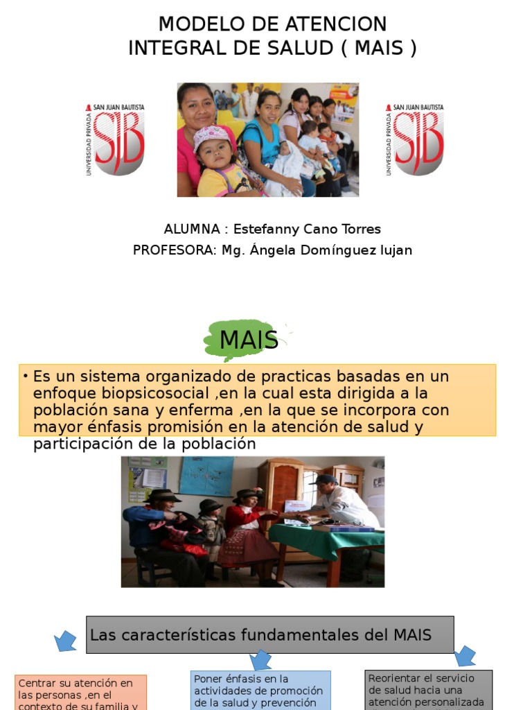 Modelo de Atencion Integral de Salud (Mais | PDF