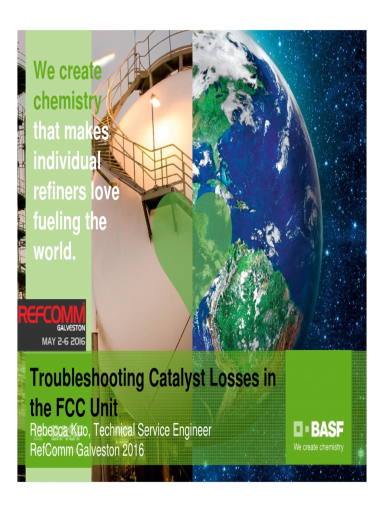 Troubleshooting Catalyst Losses in The FCC Unit Kou BASF FCCU Galveston ...