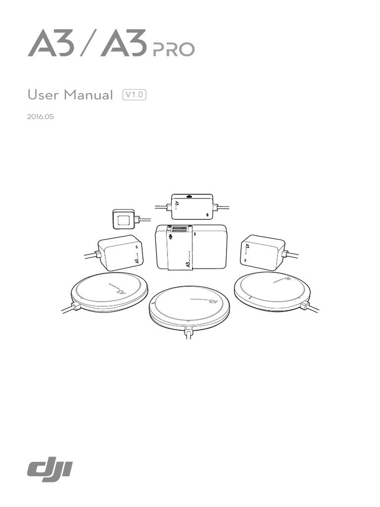 A3 and A3 Pro User Manual | PDF | Compass | Aircraft