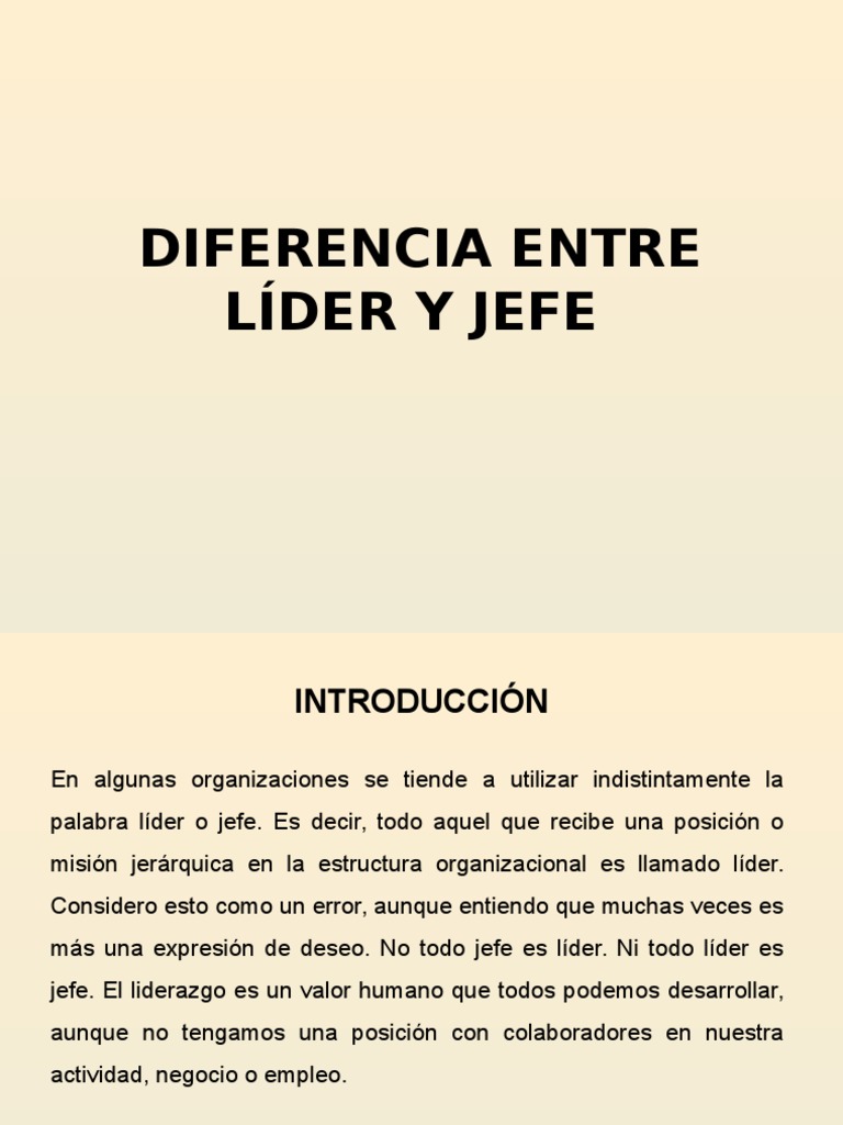 Diferencia Entre Líder Y Jefe: Definición Y Características – MKDTO