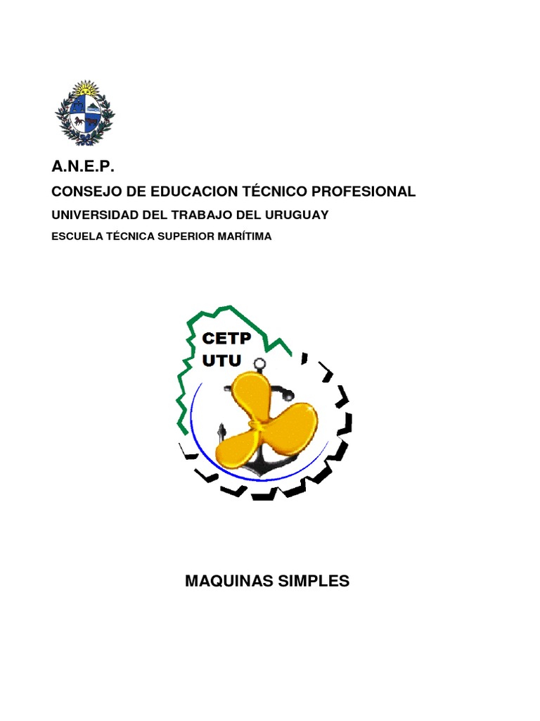 Máquinas Simples y Ventaja Mecánica | PDF | Engranaje | Palanca