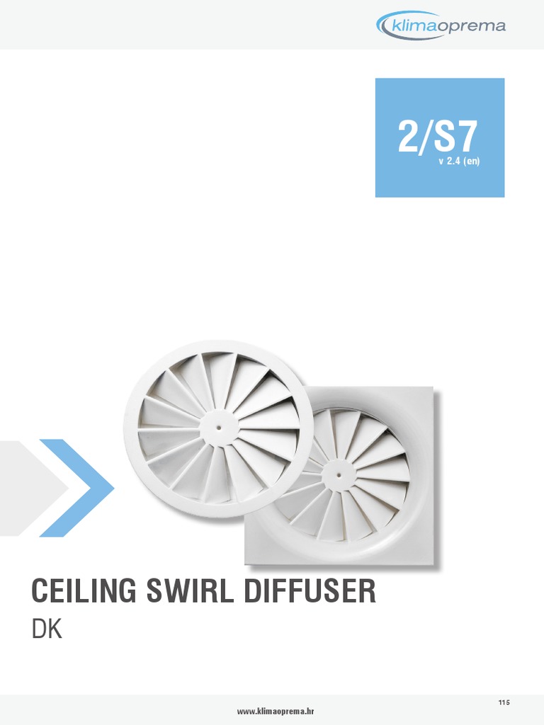 Ceiling Swirl Diffuser: www.klimaoprema.hr