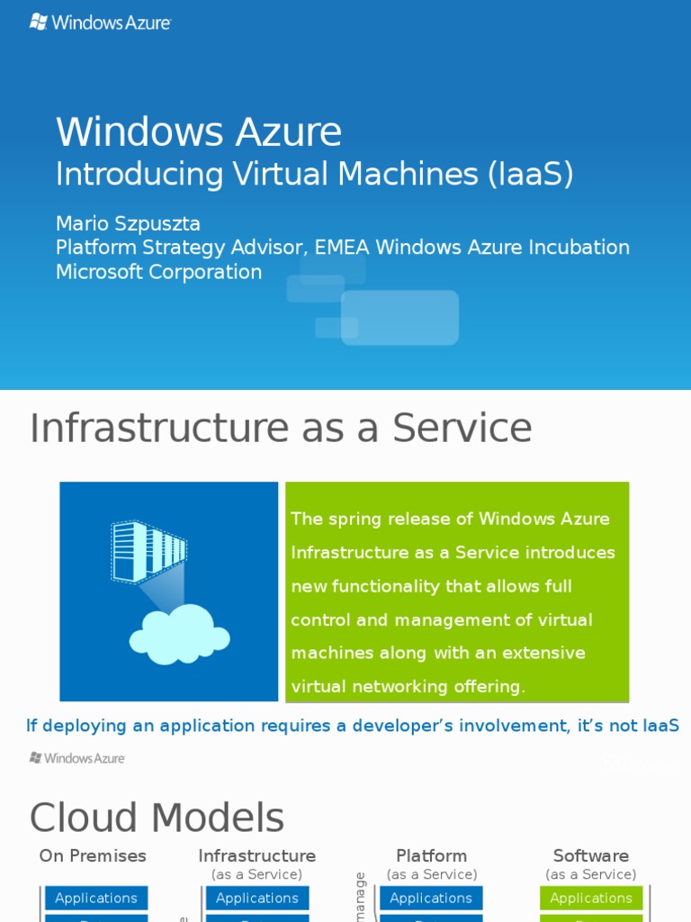 Azure Virtual Machines | PDF | Computers