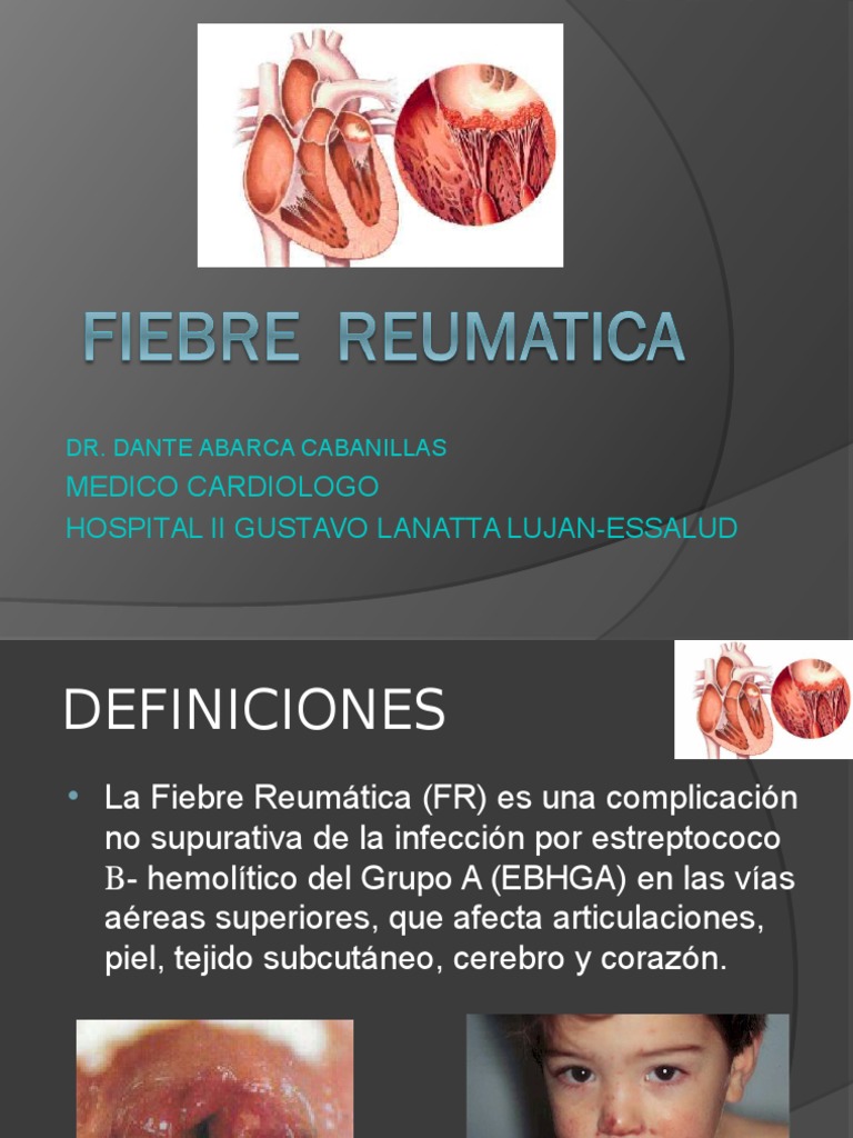 Clase Fiebre Reumatica | PDF | Penicilina | Estreptococo