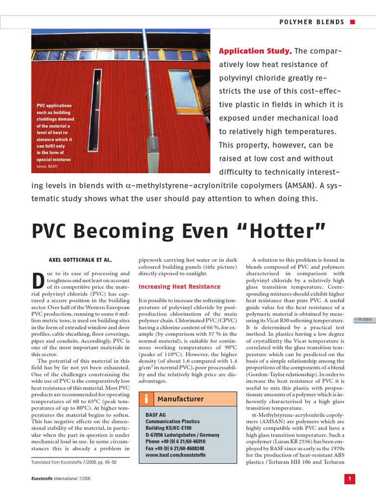 PVC Journal | PDF | Polyvinyl Chloride | Polymers
