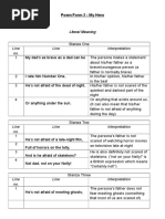 My Hero Notes and Questions - ForM 2 | PDF | Horror Films | Hero