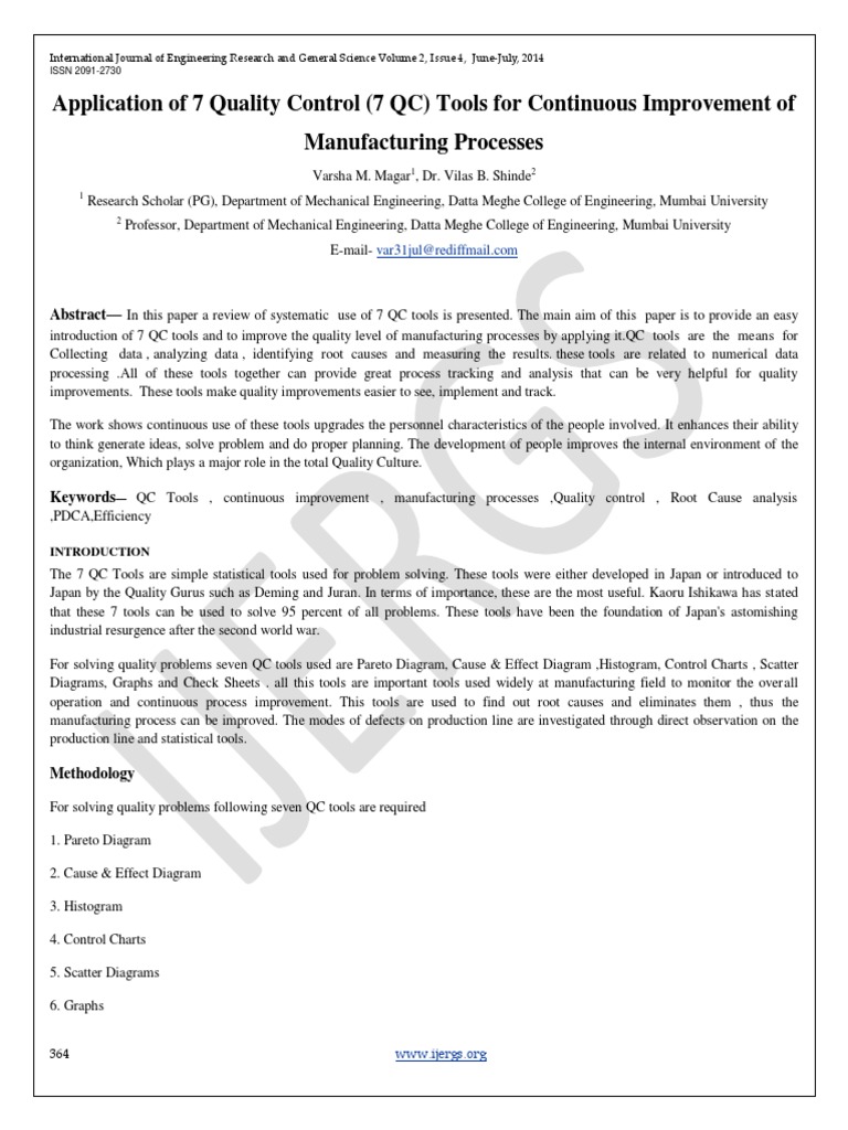7 QC Tools PDF | PDF | Quality Management System | Quality Management