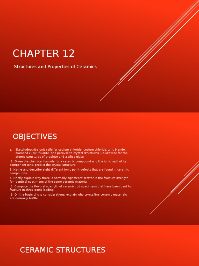 Structures and Properties of Ceramics | PDF | Ion | Ionic Bonding
