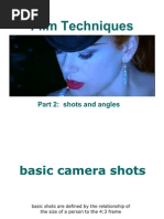 Camera Shots and Angles | PDF | Camera | Zoom Lens