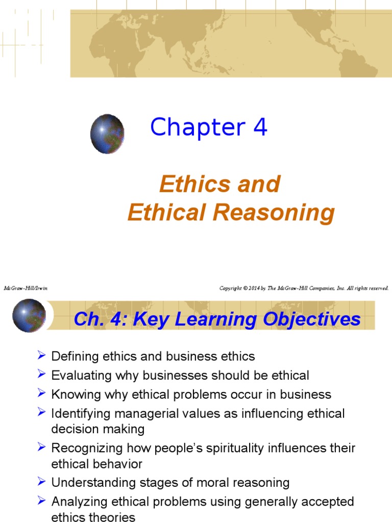 Ethics and Ethical Reasoning: Mcgraw-Hill/Irwin | PDF | Sarbanes–Oxley ...