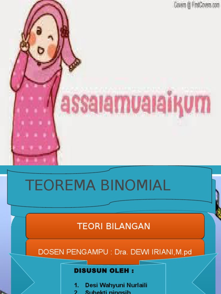 Kelompok 5 Teorema Binomial | PDF