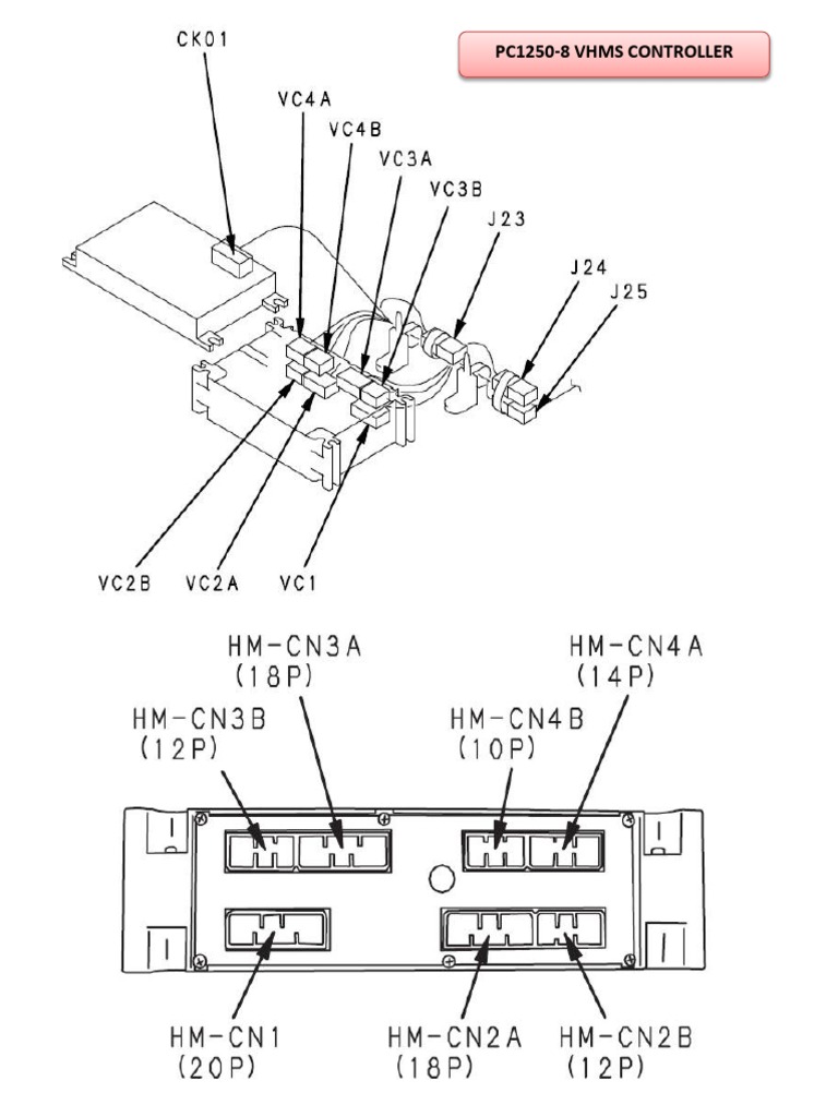 Pc1250-8 Vhms Controller Ports Recognition | PDF