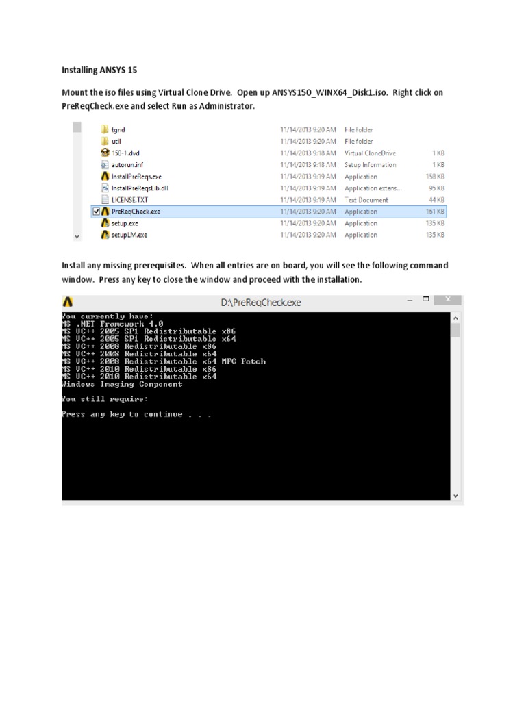ANSYS 15 Installation Guide | PDF