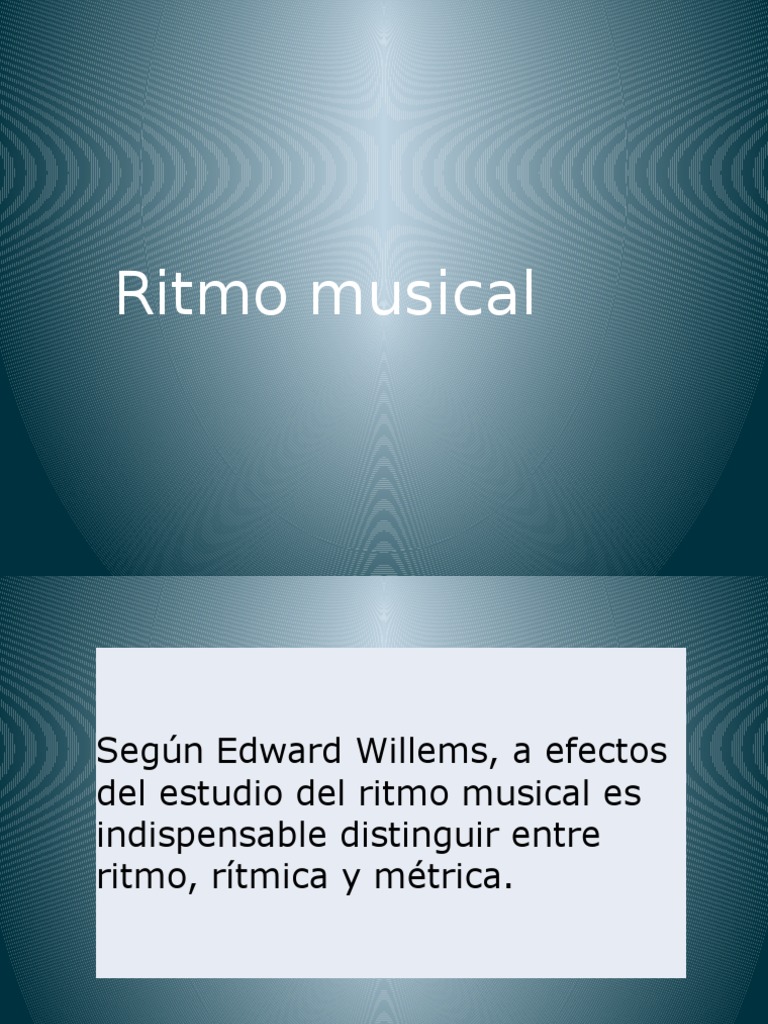 Ritmo Musical | PDF | Ritmo | Poética