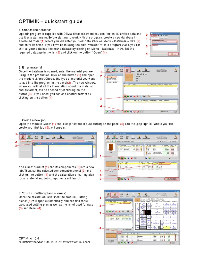 Optimik - Quickstart Guide | PDF